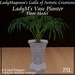 Second Life Marketplace - LadyM's Vase Planter - Lavendar Screened with ...