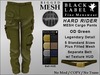 Second Life Marketplace - BLM MESH - Men's Hard Rider Cargo Pants - OD ...