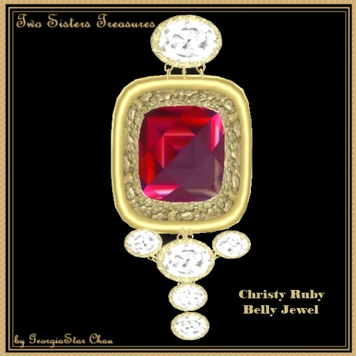 Second Life Marketplace - GSC Christy Ruby Belly Jewel