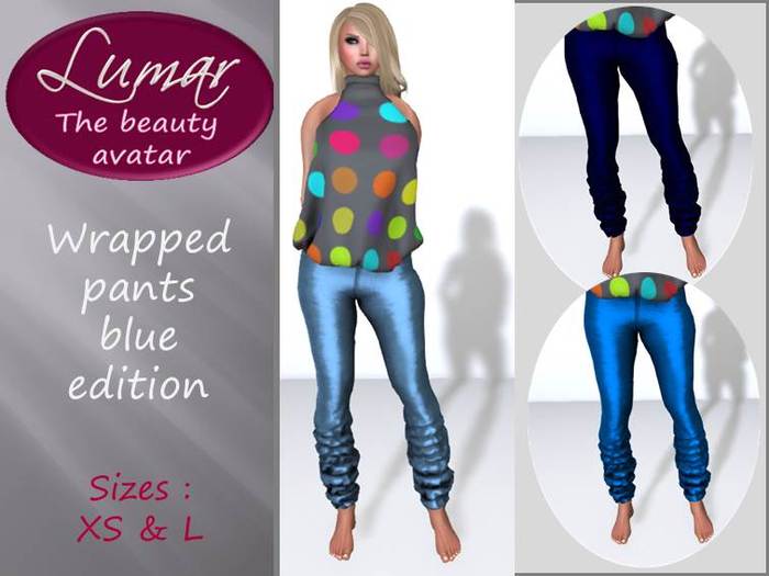 Second Life Marketplace - Lumar _The beauty avatar_ Wrapped Pants ...