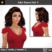 Second Life Marketplace - A&A Reeva Hair Auburn (Color 3). Classy soft ...