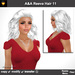 Second Life Marketplace - A&A Reeva Hair White (Color 11). Classy soft ...