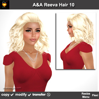 Second Life Marketplace - A&A Reeva Hair Platinum (Color 10). Classy ...