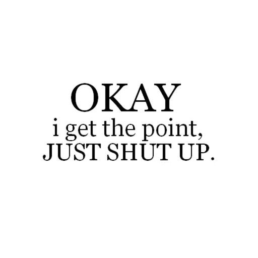 Second Life Marketplace - "I Get The Point" - Wall Decal