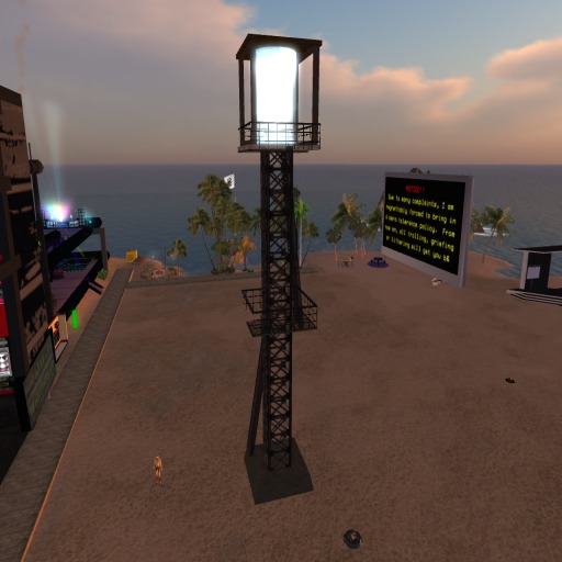 Second Life Marketplace - Slum City - Wedge.F Lighthouse (14 prims)