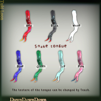 Second Life Marketplace - Snake tongue_DEMO