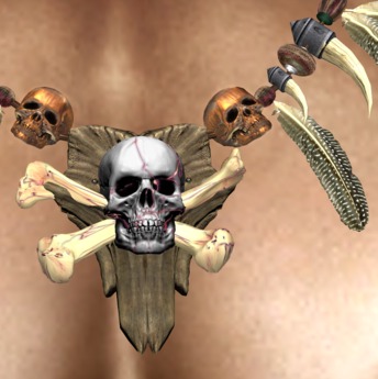 Second Life Marketplace - Savage Necklace "Trophy Skulls" - with ...