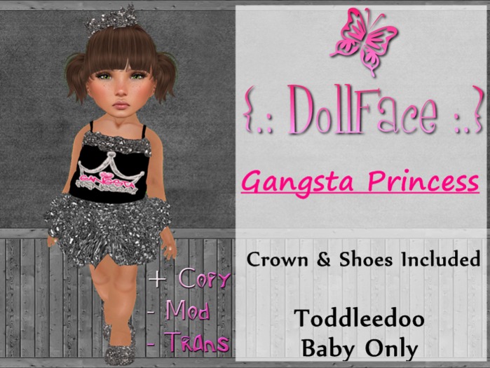 Second Life Marketplace - {.: DollFace :.} - Gangsta Princess ...