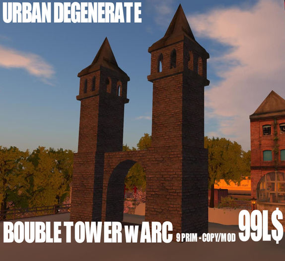 Second Life Marketplace - DOUBLE TOWER w ARC