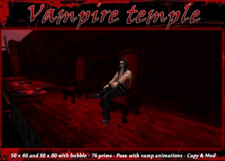 Second Life Marketplace - E - VAMPIRE TEMPLE