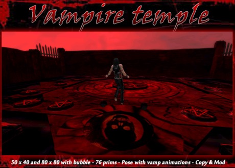 Second Life Marketplace - E - VAMPIRE TEMPLE