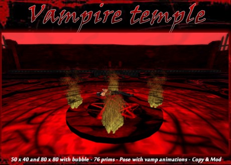 Second Life Marketplace - E - VAMPIRE TEMPLE