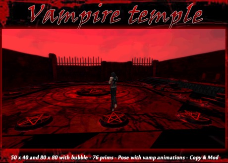 Second Life Marketplace - E - VAMPIRE TEMPLE