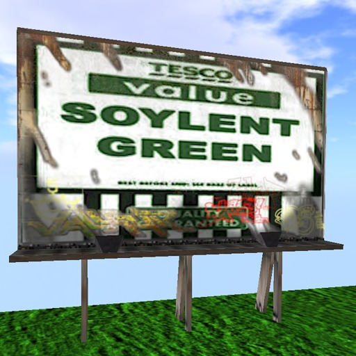 Second Life Marketplace - Slum City - Urban Billboard (6 prims)