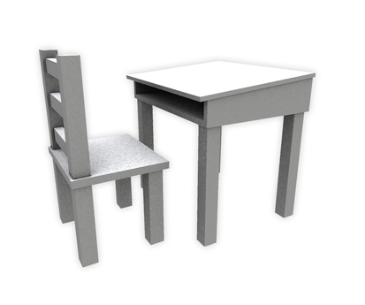 Second Life Marketplace - [LR]Mesh School Table Set 1 FULLPERM