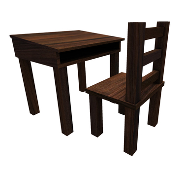Second Life Marketplace - [LR]Mesh School Table Set 1 FULLPERM