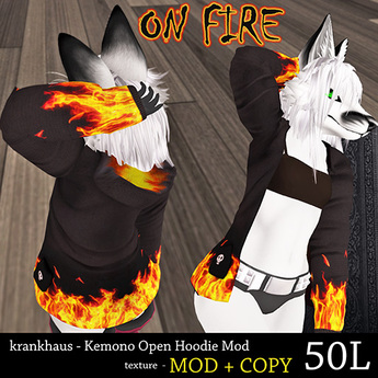 Second Life Marketplace - {OW} Onyxware's On Fire Mod for Kemono Open ...