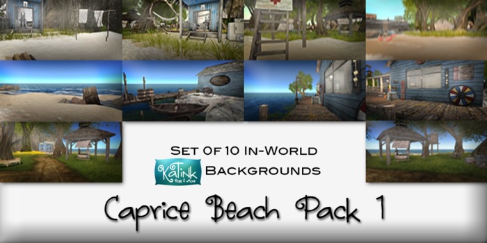 Second Life Marketplace - KaTink - Caprice Beach Pack 1