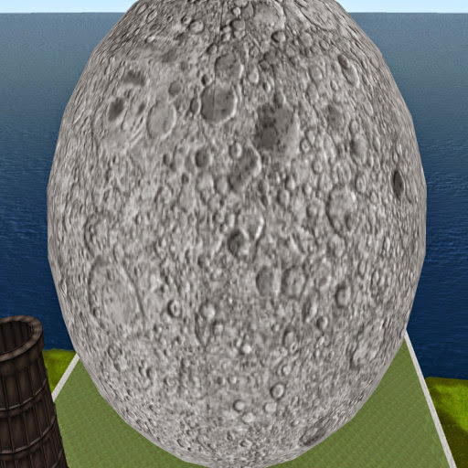 Second Life Marketplace - From the Earth to the Moon - Hollow Moon (1 prim)
