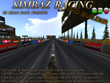 Second Life Marketplace - [SM] Drag Race Stadium