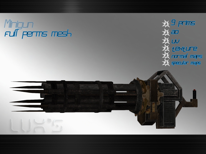 Second Life Marketplace - Lux'S Minigun