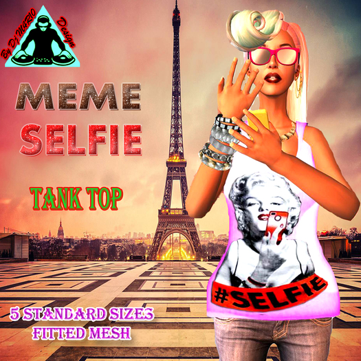 Second Life Marketplace - ::By Dj M4R10 Design:: MEME SELFIE