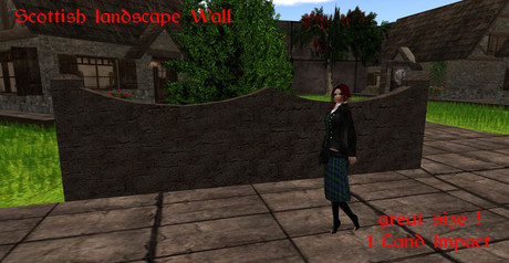 Second Life Marketplace - ~Valkyrian~ Scottish Landscape Wall "1 LI"