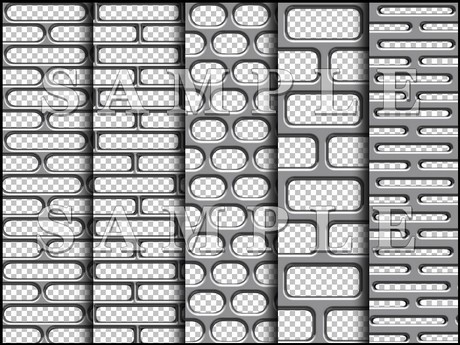 Second Life Marketplace - 10 chrome grid textures 1024x1024 Seamless ...