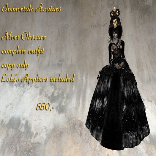 Second Life Marketplace - IMMORTALS SMALL MESH MORT OBSCURE