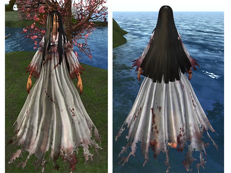 Second Life Marketplace - Ghost Girl Avatar and Statue - Full Perm