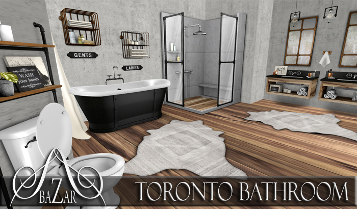 Second Life Marketplace - ~BAZAR~ Toronto Bathroom PG