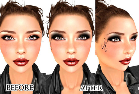 Second Life Marketplace - Goth Drama Eyeshadows