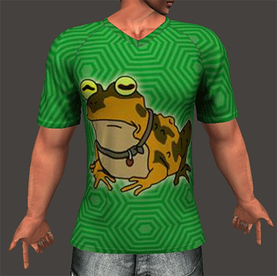 Second Life Marketplace - imMESHed - Animated - Hypnotoad - T-Shirt (PROMO)