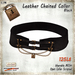 Second Life Marketplace - [Ginger Line] Leather Chained Collar Black ...