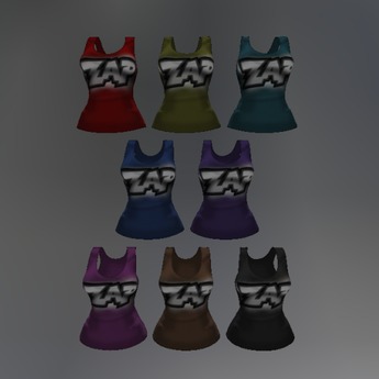 Second Life Marketplace - Zap Mesh Tank Top (Fatpack)