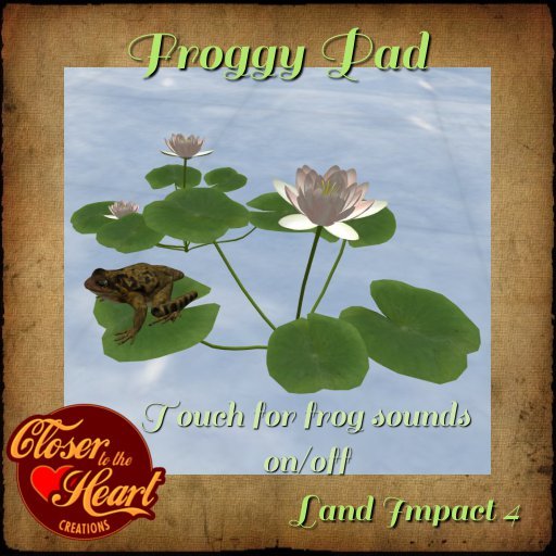 Second Life Marketplace - Froggy Pad BOXED