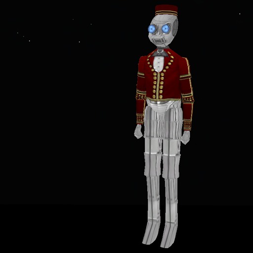 Second Life Marketplace - Bell Hop Robot (Bellbot) (14 prims)