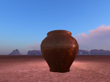 Second Life Marketplace - 1 prim coffee colored Urn