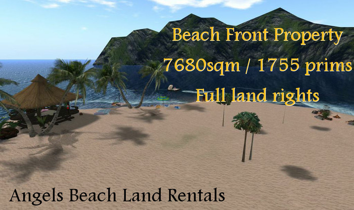 Second Life Marketplace - Angels Beach Land Rentals
