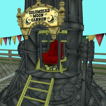 Second Life Marketplace - *Steam Fair* Moon Cannon (23 Prims)