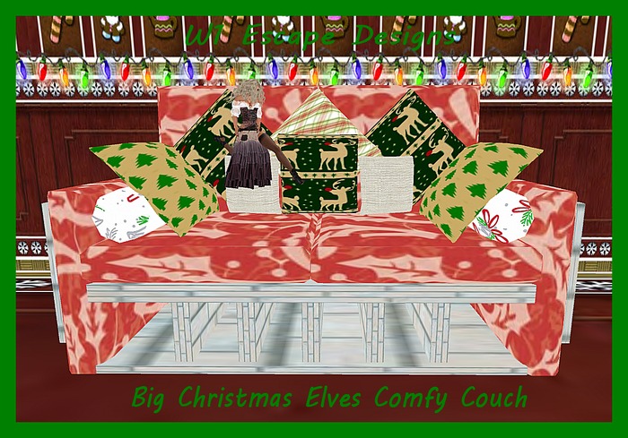 Second Life Marketplace - W1 Escape Big Comfy Elves Couch