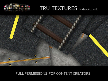 Second Life Marketplace - 11220: Jan 06 - 10 Seamless Mixed Road Textures