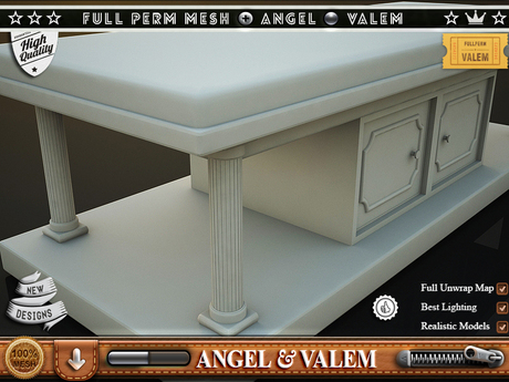 Second Life Marketplace - .::VALEM::. Full Perm Mesh Great Cabinet ...