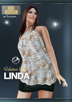 Second Life Marketplace - SHEY - Linda Halter Top (20 Textures)