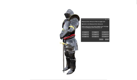 Second Life Marketplace - Medieval Armor Announcer Mesh (box)