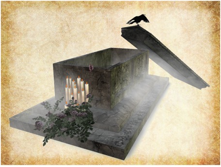 Second Life Marketplace - [noctis] Open raven Tomb Boxed