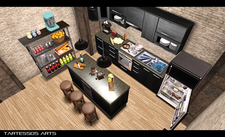 Second Life Marketplace - ::TA Chef Kitchen Set - Copy