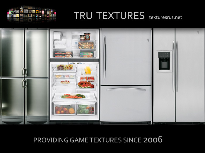 Second Life Marketplace - 13909: 9 Refrigerator Door Sides And Interior ...