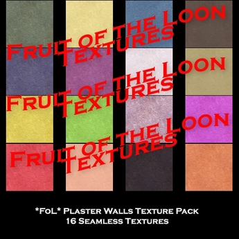 Second Life Marketplace - *FoL* Plaster Wall Textures (Seamless)