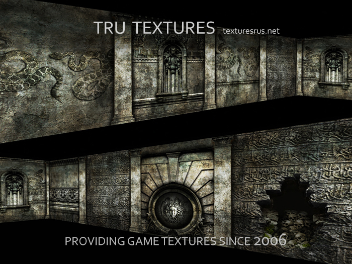Second Life Marketplace - 12722: 24 x Seamless The Lost Temple Texture ...